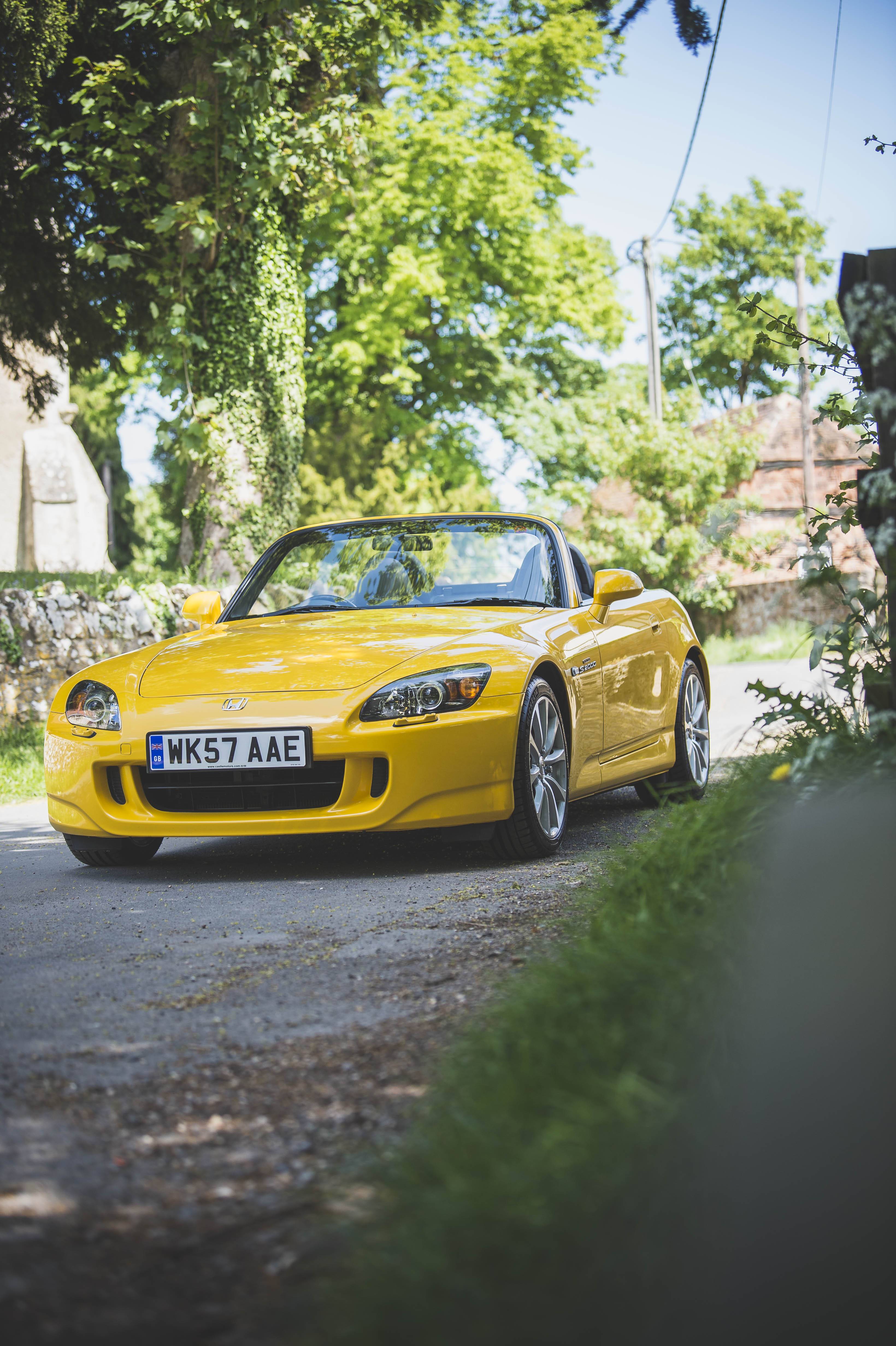 Yellow Honda S2000 Wallpaper S2000 AP1 (Yellow)" Poster For Sale By